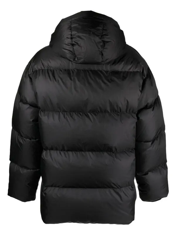 IENKI IENKI Michlin Zip-up Quilted Hooded Jacket - Black