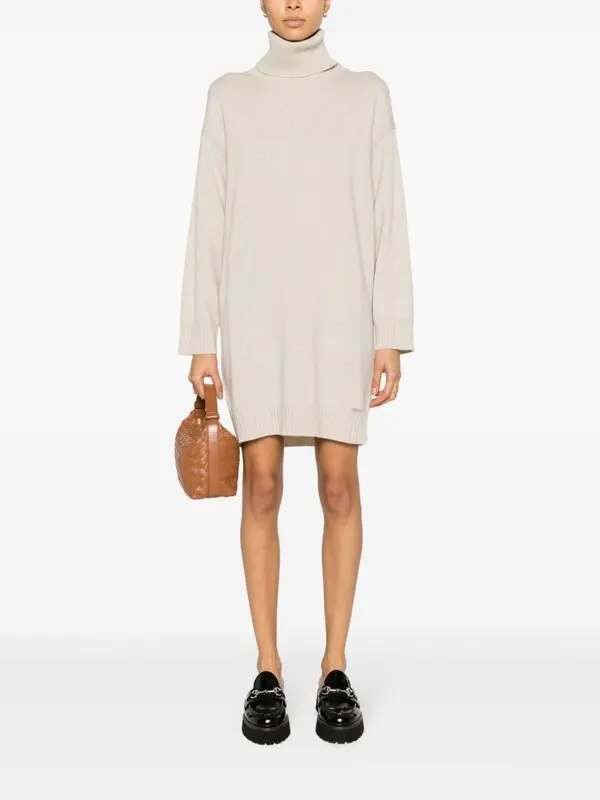 Kiton Roll-neck Cashmere Dress