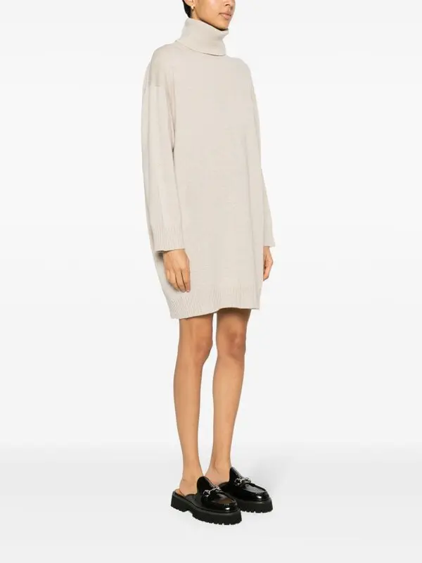 Kiton Roll-neck Cashmere Dress
