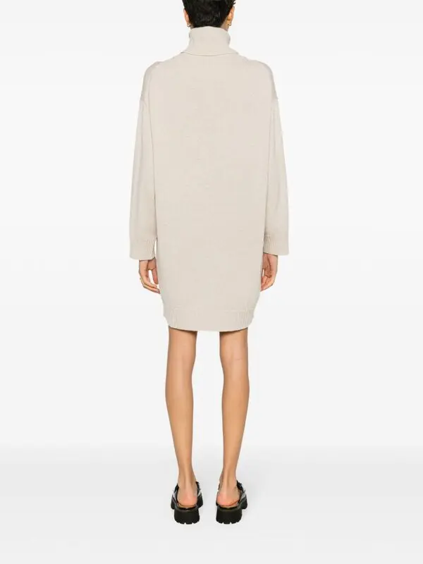 Kiton Roll-neck Cashmere Dress