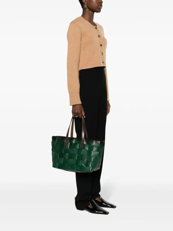 Dragon Diffusion Japan Leather Tote Bag - Green