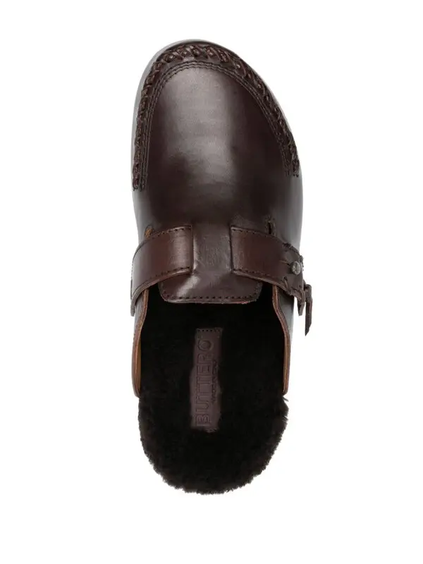 BUTTERO® Glamping Leather Slippers