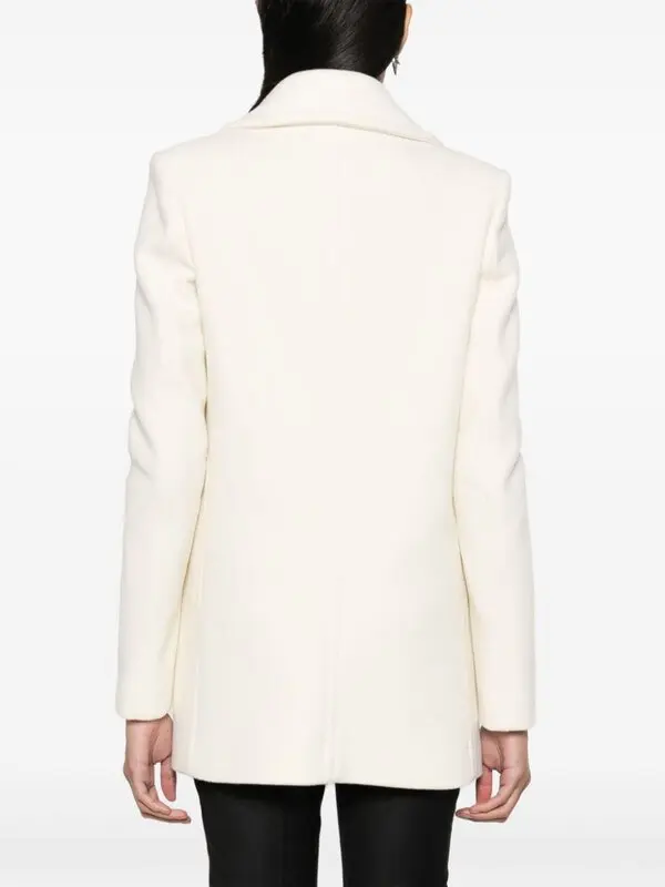 Barbara Bui Notch-lapel Felted Pea Coat