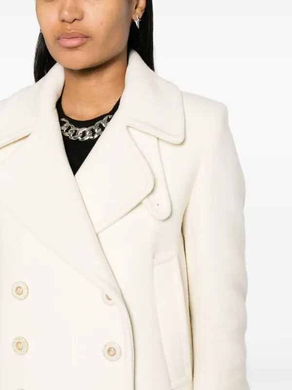 Barbara Bui Notch-lapel Felted Pea Coat