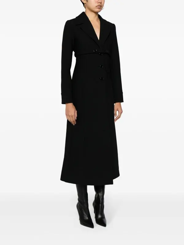 COURREGES Single-breasted A-line Coat