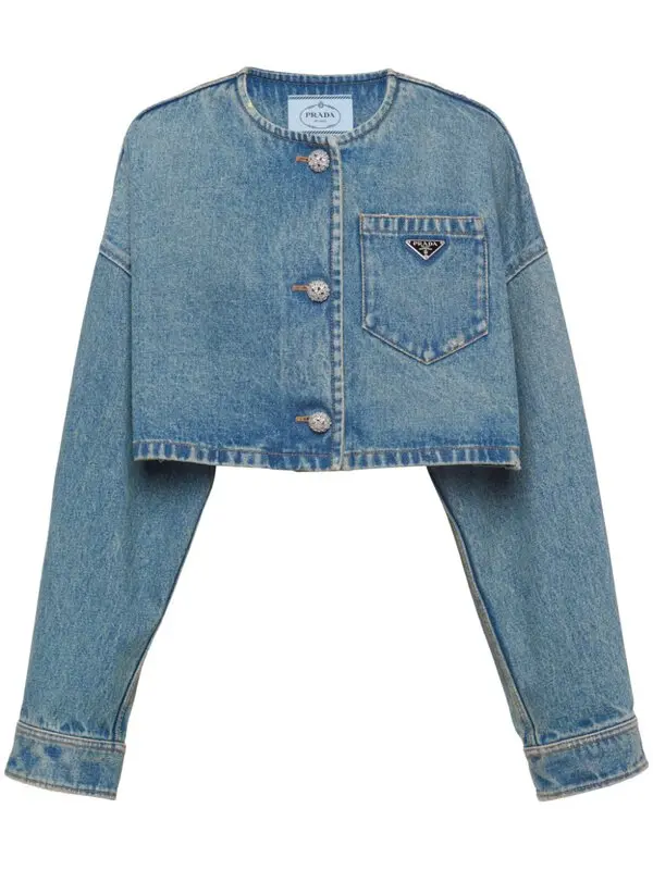 Prada Denim Blouson Jacket
