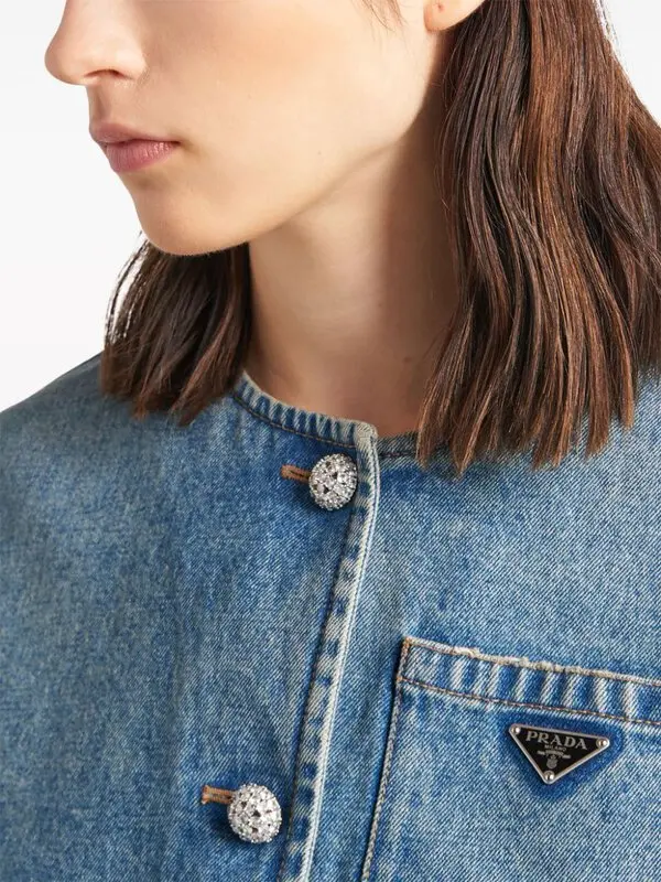 Prada Denim Blouson Jacket