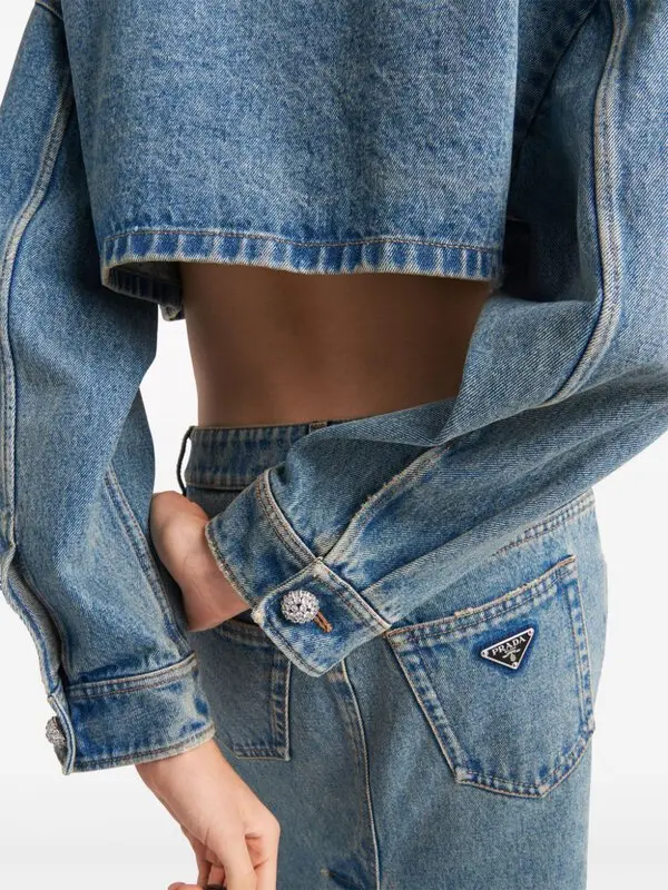 Prada Denim Blouson Jacket