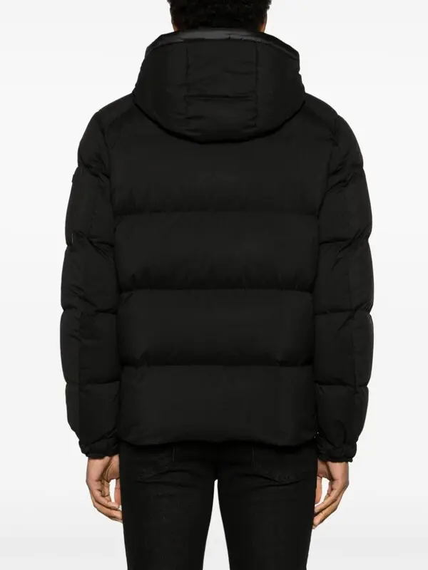 Kiton Logo-patch Quilted Hooded Jacket
