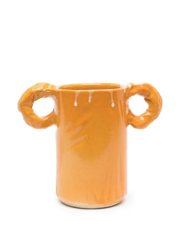 NIKO JUNE Studio Paint-splatter Ceramic Vase