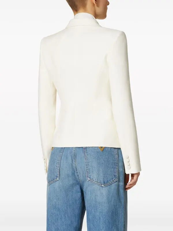 Valentino Garavani Floral-appliqué Blazer