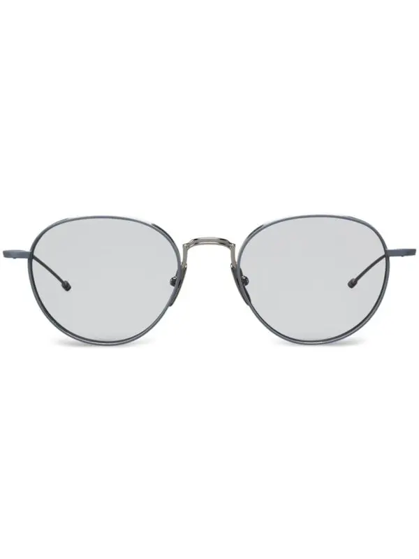 Thom Browne Round-frame Sunglasses - Silver