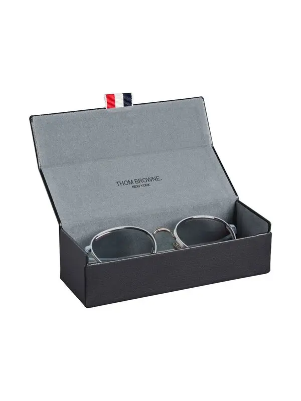 Thom Browne Round-frame Sunglasses - Silver