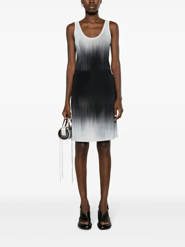 PETER DO Faded-effect Detachable-panel Dress