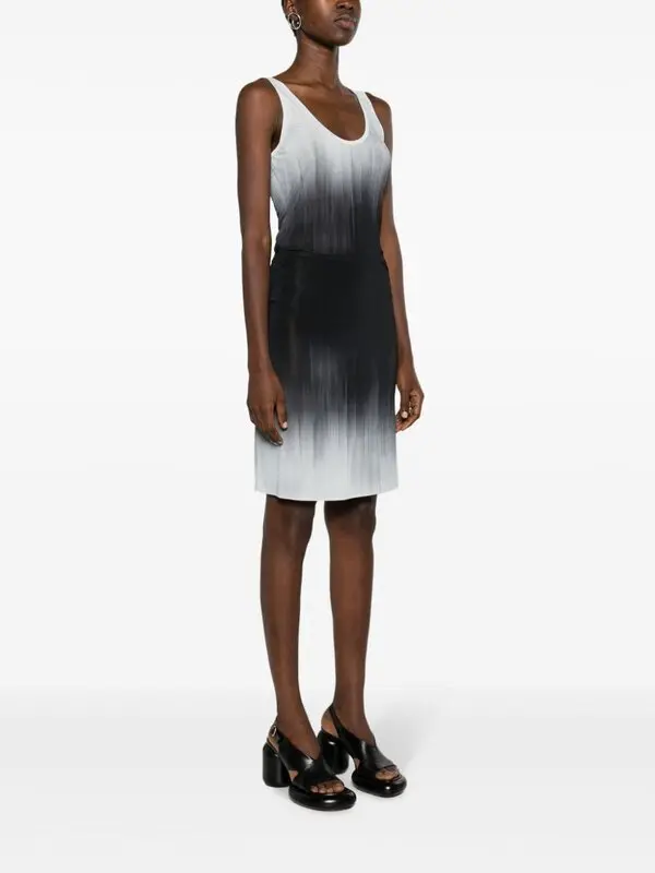PETER DO Faded-effect Detachable-panel Dress