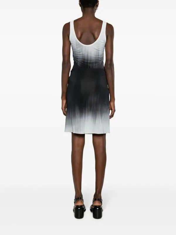 PETER DO Faded-effect Detachable-panel Dress