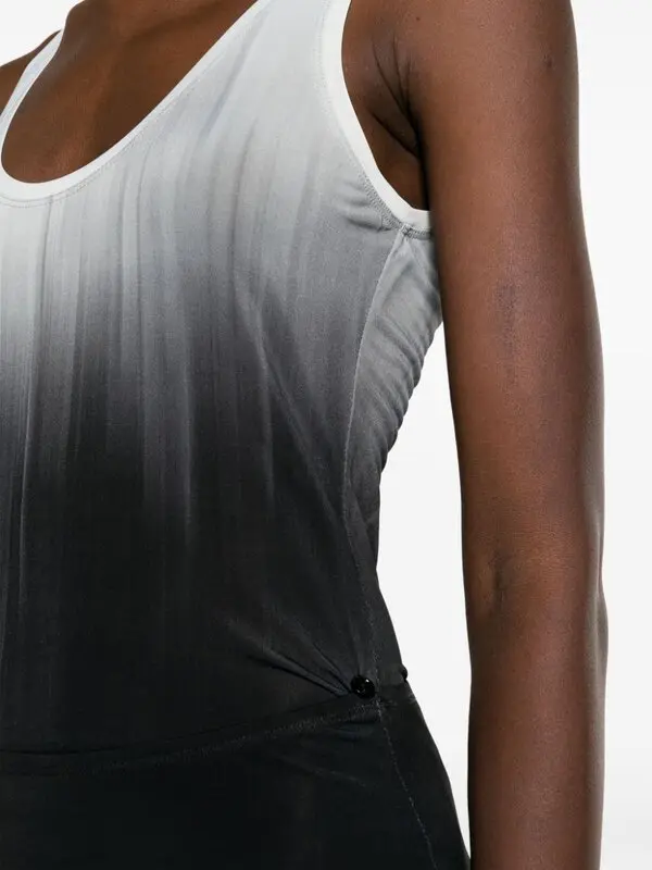 PETER DO Faded-effect Detachable-panel Dress