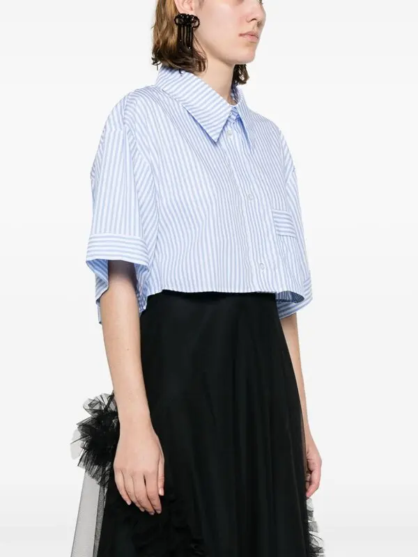 Viktor & Rolf Striped Organic-cotton Shirt