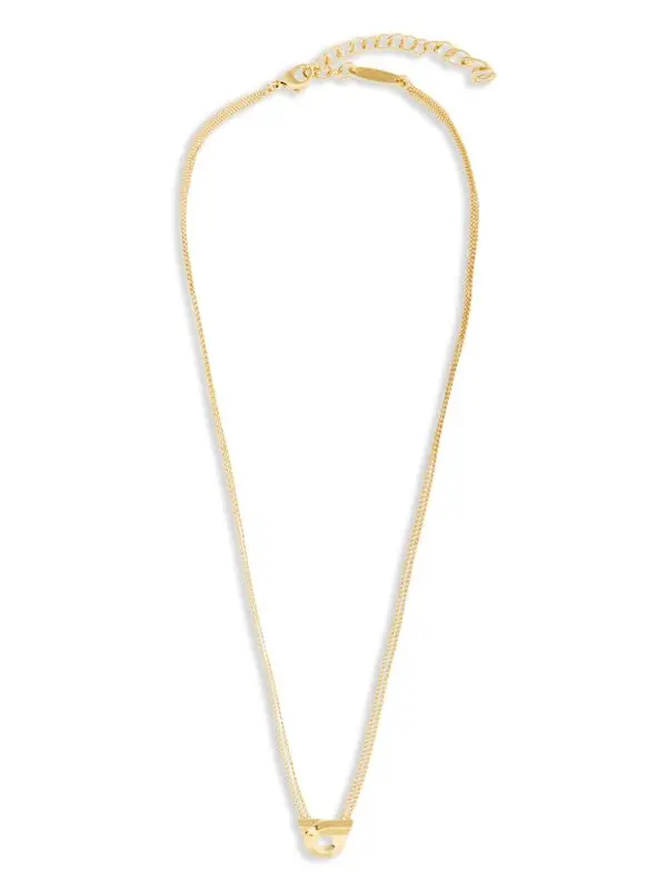 FERRAGAMO Gancini Pendant Layered Necklace - Gold