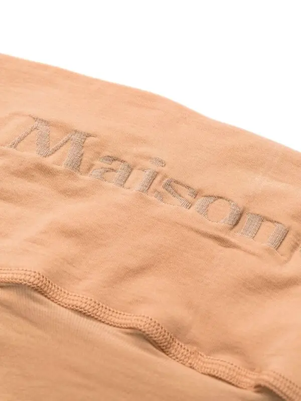 MAISON CLOSE Seamless Crotchless Semi-sheer Tights