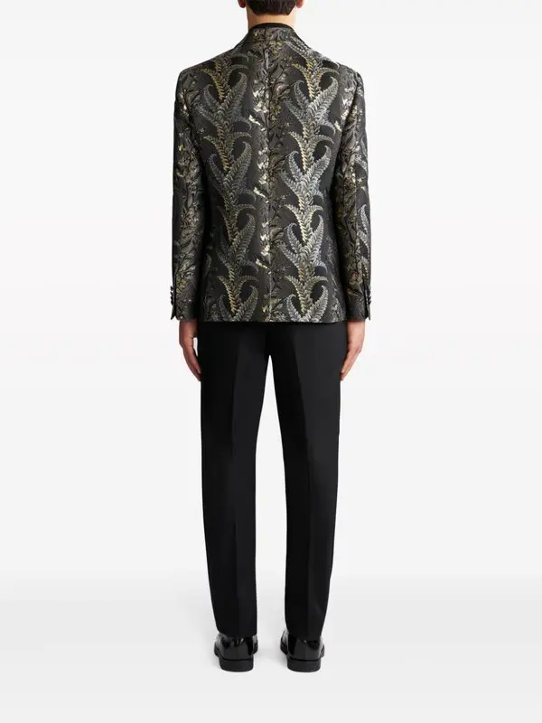 Etro Foliage-jacquard Peak-lapels Blazer