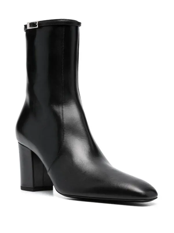 Saint Laurent Joelle 70mm Leather Boots
