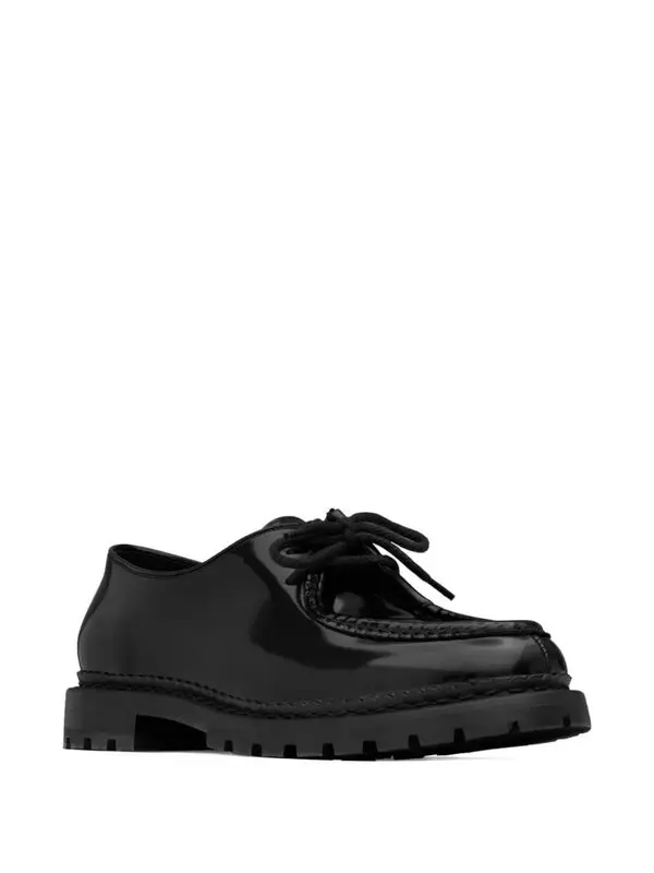 Saint Laurent Marbeuf Leather Derby Shoes