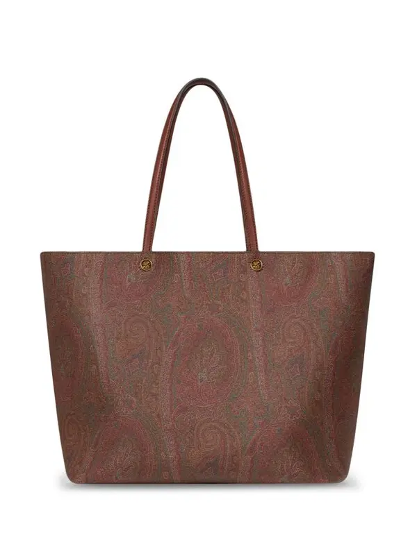 Etro Essential Maxi Tote Bag - Brown