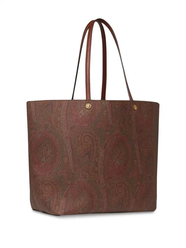 Etro Essential Maxi Tote Bag - Brown