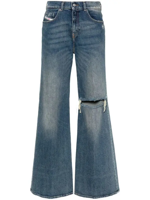 DIESEL® 1978 D-akemi Wide-leg Jeans - Blue