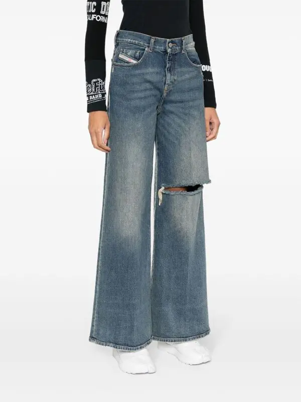 DIESEL® 1978 D-akemi Wide-leg Jeans