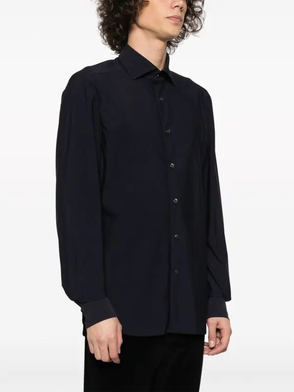 Corneliani Spread-collar Button-up Shirt