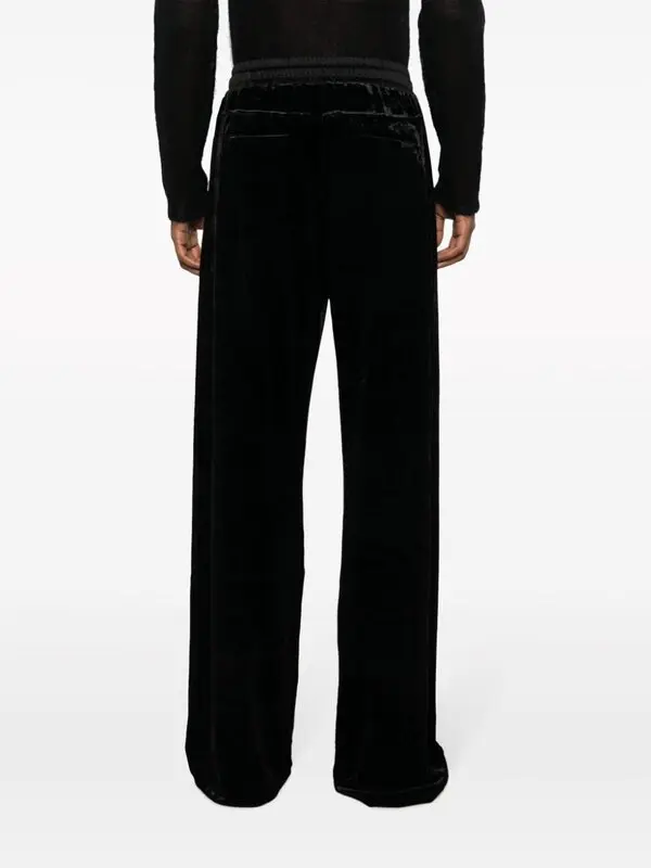 Saint Laurent Logo-plaque Drawstring Track Pants