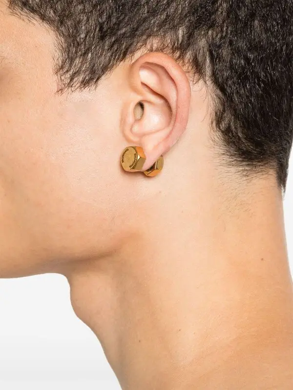Balenciaga Garage Double Screw Stud Earrings
