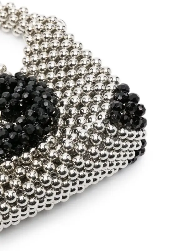 Germanier Bead-embellished Tote - Silver