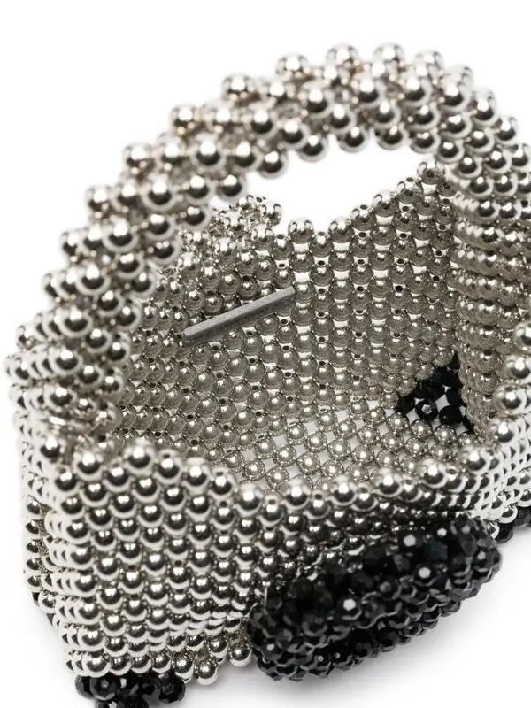 Germanier Bead-embellished Tote - Silver