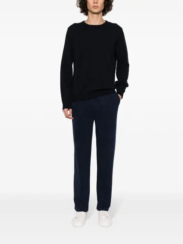 Corneliani Crew-neck Fine-knit Jumper - Blue