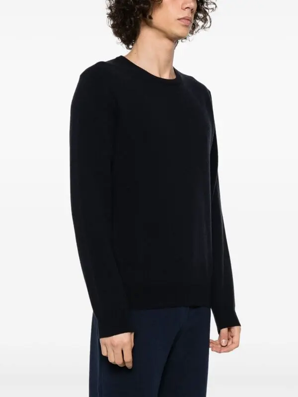 Corneliani Crew-neck Fine-knit Jumper - Blue