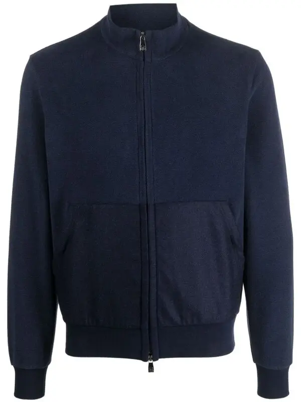 Corneliani Mock-neck Zip-up Sweatshirt