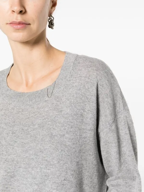Max & Moi Phedra Cashmere Jumper - Grey