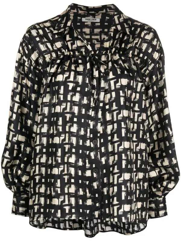 Max & Moi Lua Silk Blouse