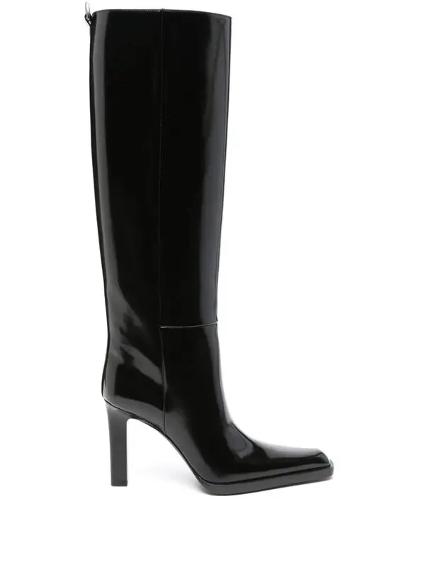 Saint Laurent Nina 95mm Leather Boots