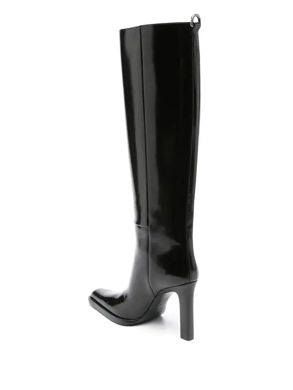 Saint Laurent Nina 95mm Leather Boots