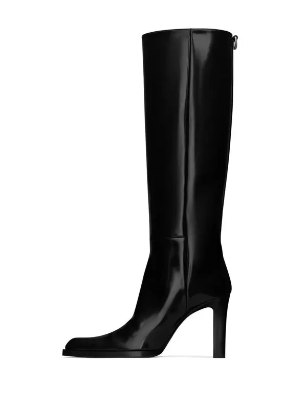 Saint Laurent Nina 95mm Leather Boots