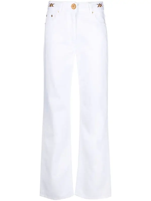 Versace Medusa '95 Straight-leg Jeans - White