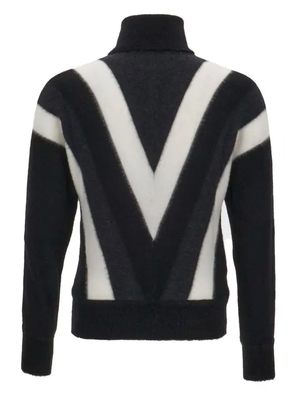 Saint Laurent Graphic-print Wool Jumper