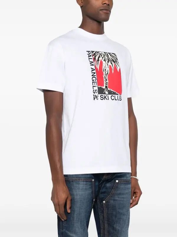 Palm Angels Ski Club Cotton T-shirt