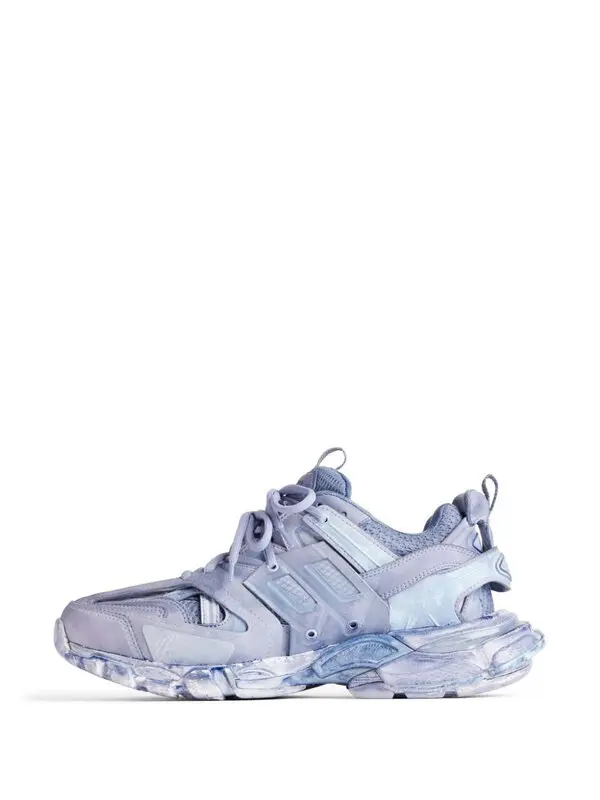 Balenciaga Track Distressed Sneakers - Blue