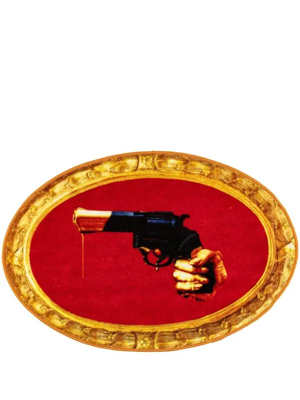 SELETTI Revolver Graphic-print Mat - Multicolour