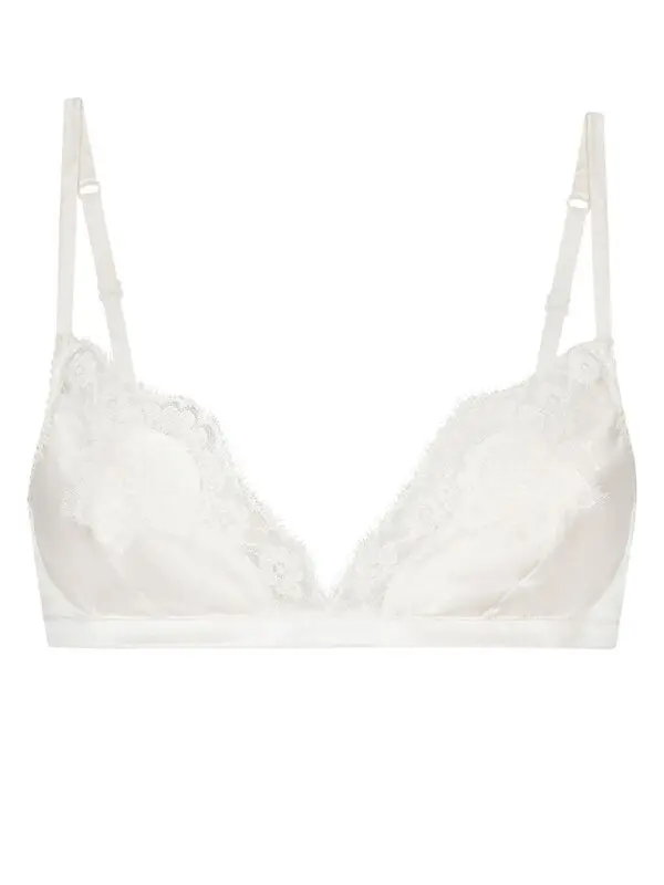 Dolce & Gabbana Lace-detail Bra - White